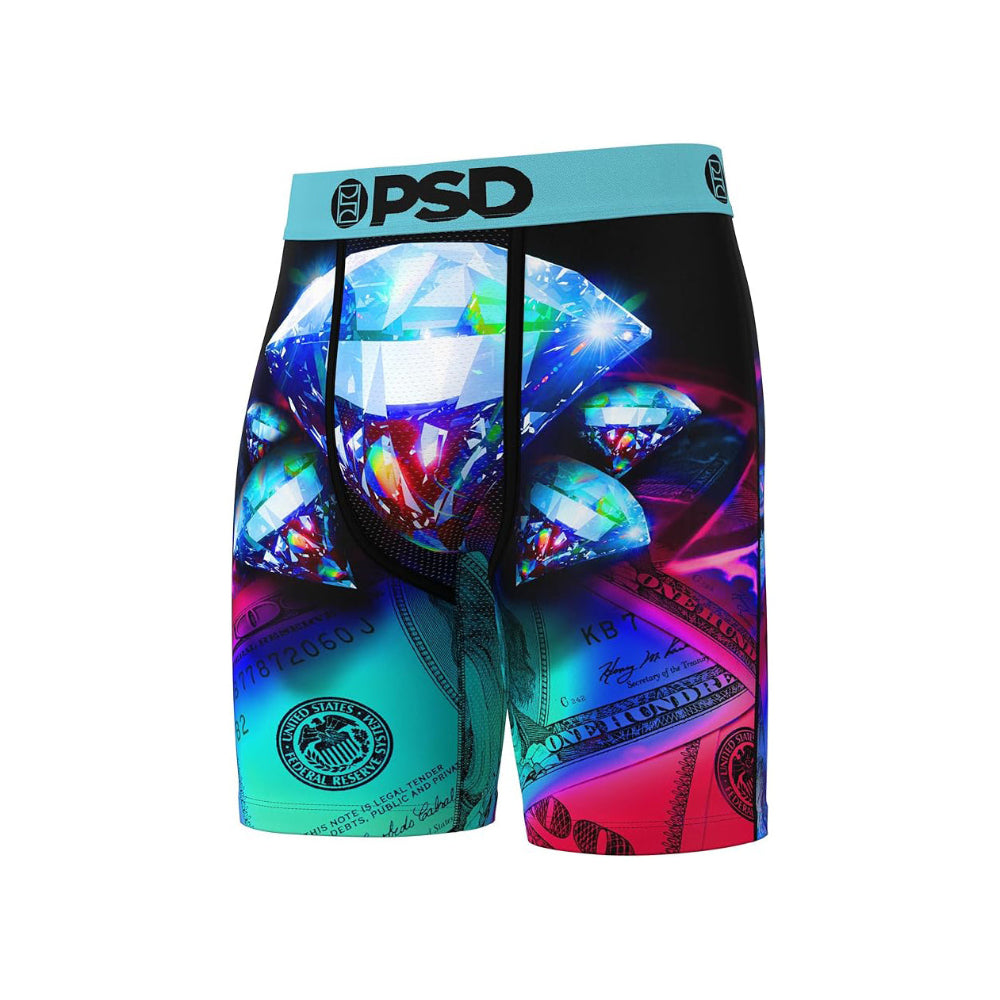 PSD Men's Multicolor Diamond Pentad Boxer Briefs Large Underwear - 125 ...