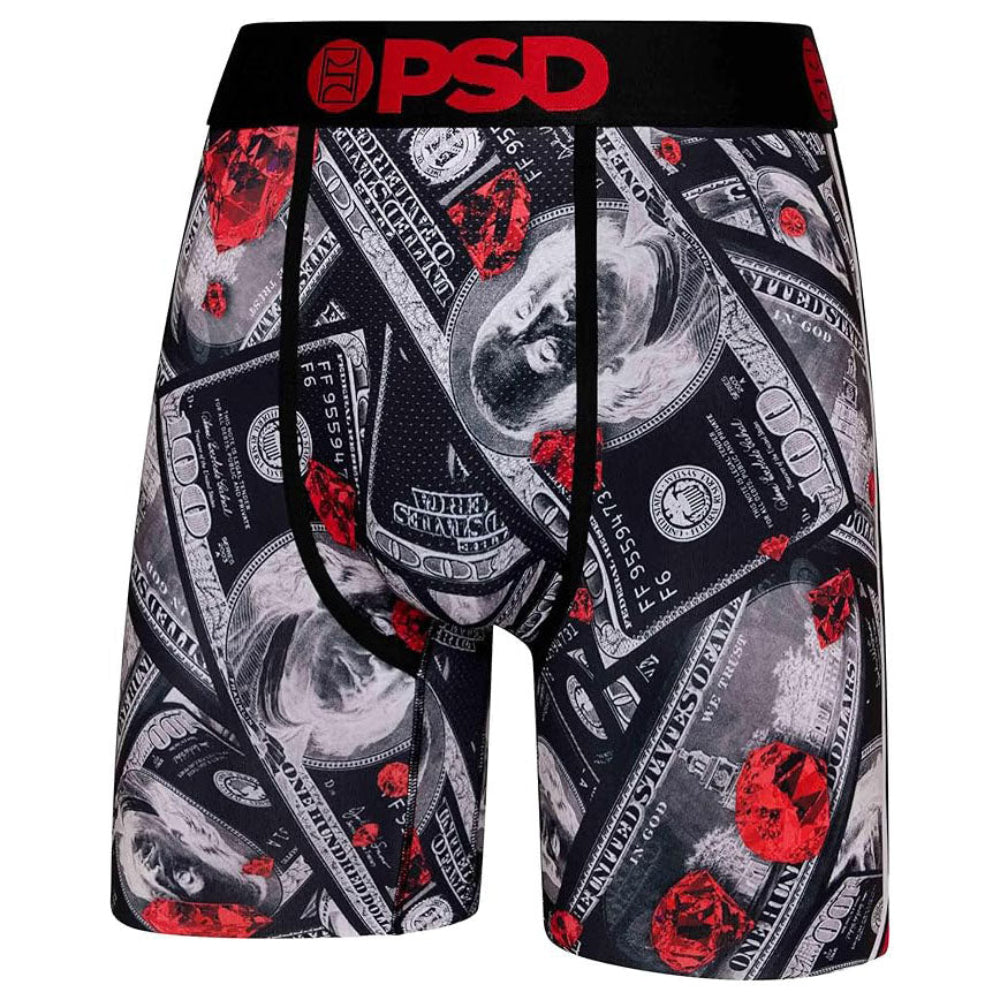 PSD Men's Multicolor Moisture-Wicking Fabric Blood Diamonds Boxer Brie ...