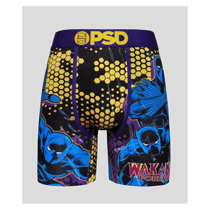 PSD Men's Multicolor Black Panther Boxer Briefs Large Underwear - 2241 ...