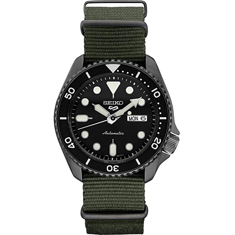 Seiko Mens Prospex Turtle Nylon Strap Black Dial Automatic Watch - SRP ...