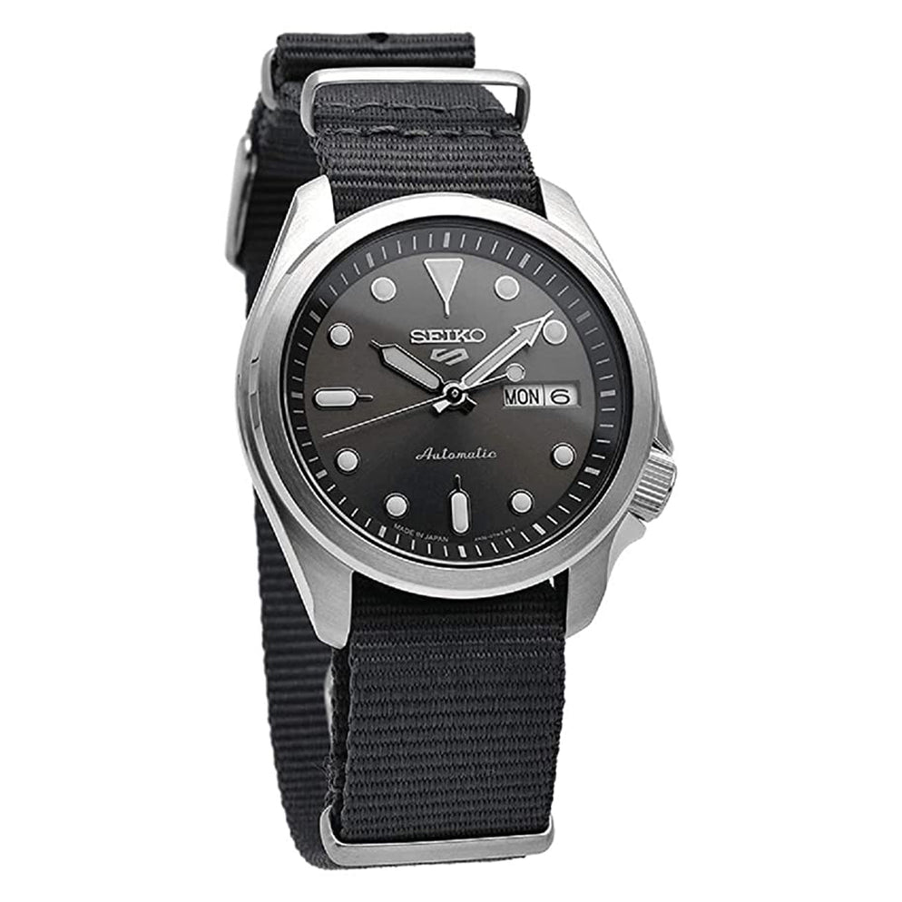 Seiko Men's Sports Automatic Sunray Gray Dial Nylon Band Watch - SRPE6 ...