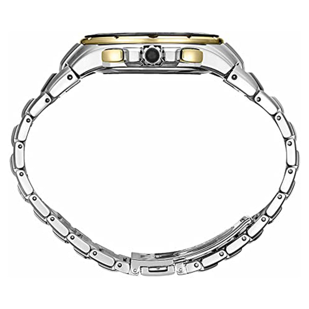 Seiko Men's Green Dial Silver Band Stainless Steel Japanese Quartz Wat ...